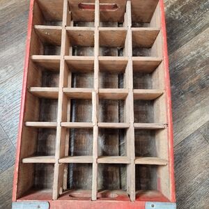 Coke | Accents | Vintage Enjoy Coca Cola Wood Devided 24 Bottle Crate ...